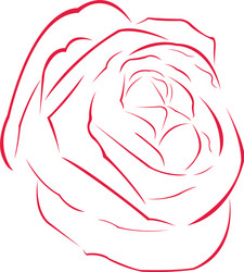 Single Stem Rose Outline Vector Images (over 350)