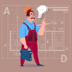 Cartoon Contractor Hard Hat Man Uniform Vector Images (over 310)