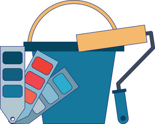 Paint art creative decortation cartoon Royalty Free Vector