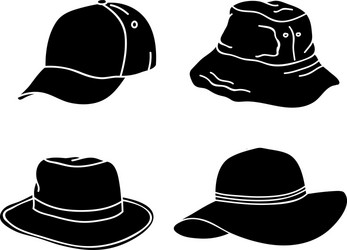 Trilby Hat Silhouette Vector Images (61)