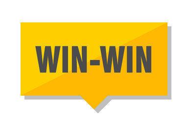 Win prizes price tag Royalty Free Vector Image