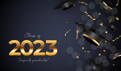 Happy graduation greeting background Royalty Free Vector