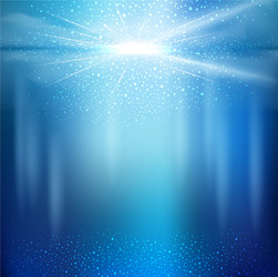Abstract magic light background blue holiday Vector Image
