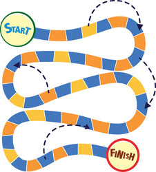 Blank boardgame Royalty Free Vector Image - VectorStock