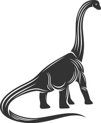 Brontosaurus logo design icon symbol template Vector Image