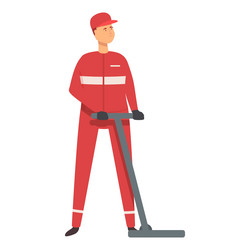 Fast pit stop icon cartoon race team Royalty Free Vector