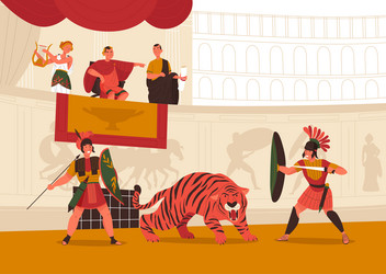 Ancient rome horizontal banners Royalty Free Vector Image