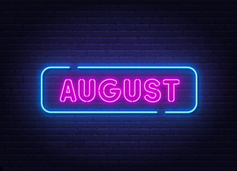 Saturday neon sign on brick wall background Vector Image