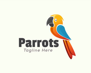 Bundle of detective with parrot assistant looking Vector Image