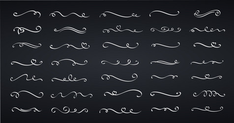 Filigree Underline Vector Images (over 340)