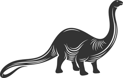 Brontosaurus logo design icon symbol template Vector Image