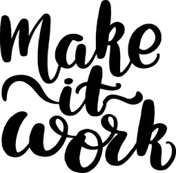 Teamwork makes a dream work Royalty Free Vector Image