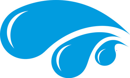 Swimming man icon design template isolated Vector Image