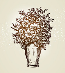 Flower Vase Drawing Vector Images (over 5,000)