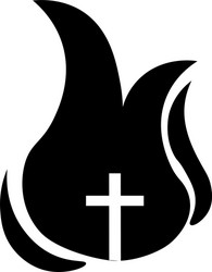 Christianity symbol jesus christ Royalty Free Vector Image