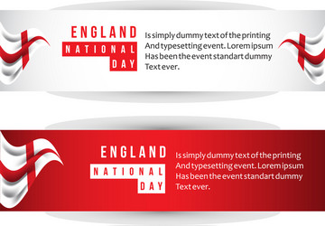 England national day template design Royalty Free Vector