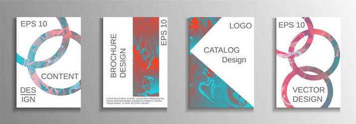 Creative fluid background from current forms Vector Image