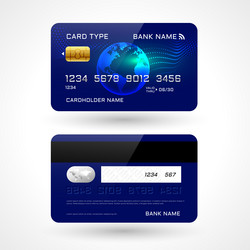 Credit Card Back Template Vector Images (over 1,000)