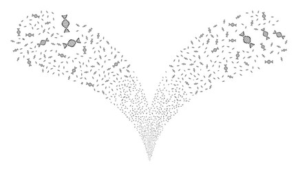 Exploding Chain Vector Images (over 190)