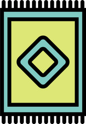 Rug icon Royalty Free Vector Image - VectorStock