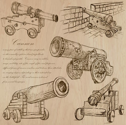 Cannon Hand Drawing Vector Images (over 290)