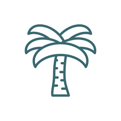 Date palm icon filled date palm icon from islamic Vector Image