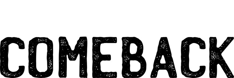 Comeback stamp on white Royalty Free Vector Image