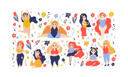 Beautiful Plus Size Women Vector Images (over 1,000)