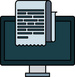 Computer Receipt Desktop Vector Images (over 120)