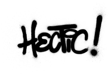 Graffiti gore word sprayed in black over white Vector Image