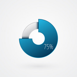 75 Percent Chart Vector Images (over 150)