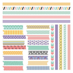 Chevron Tape Pattern Vector Images (over 120)