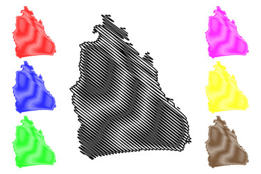 Akwa ibom state map Royalty Free Vector Image - VectorStock