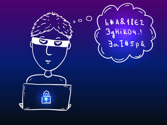 Hacker Doodle Vector Images (over 450)