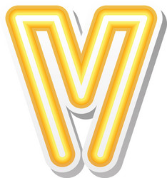 V Neon Alphabet Vector Images (over 250)