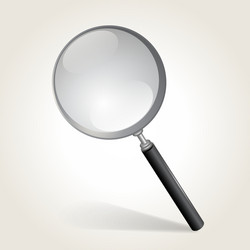 Optical magnifying glass cartoon Royalty Free Vector Image