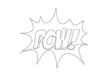 Pow Fonts Comic Font Vector Images (over 260)