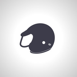 Racing helmet icon motorcycle helmet icon Vector Image