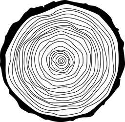 Conceptual background with tree-rings Royalty Free Vector