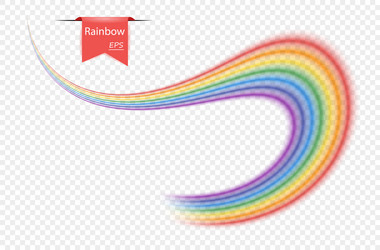 Creative abstract cute rainbow Royalty Free Vector Image