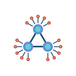 Mobilize teams light blue concept icon Royalty Free Vector