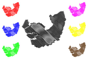 Benue state map Royalty Free Vector Image - VectorStock