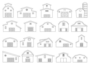 Barn Outline Vector Images (over 4,700)
