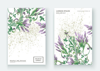 Luxury ornate page cover with ornamental pattern Vector Image