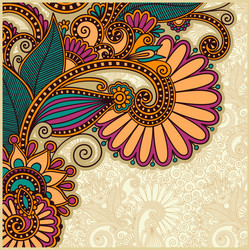 Flower background design Royalty Free Vector Image