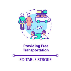 Verify free profile concept icon Royalty Free Vector Image