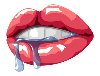Spitting Mouth Vector Images (71)