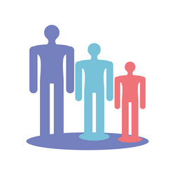 Male population by age Royalty Free Vector Image