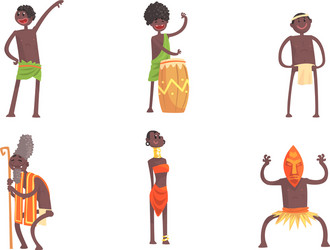 Zulu Dance Vector Images (over 140)