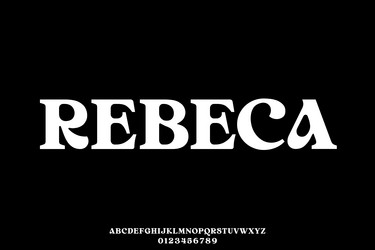 Posh Font Vector Images (over 1,700)